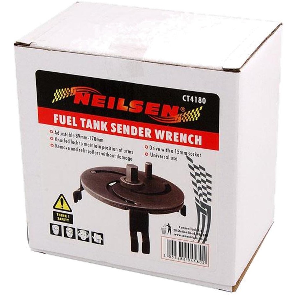 Neilsen Fuel Tank Sender Spanner Wrench Removal Tool 3 Leg Range 89mm ...