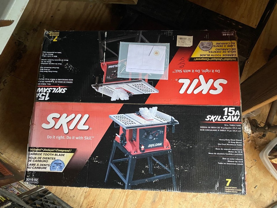 Skil brand 10" Table Saw 3310-02 (Brand New never opened box) - PICKUP ...