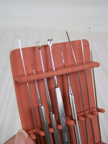 DENTAL TOOL SET OF 8 STORZ H MISDOM FRANK WECK KLENK L SILVERMAN WITH ...