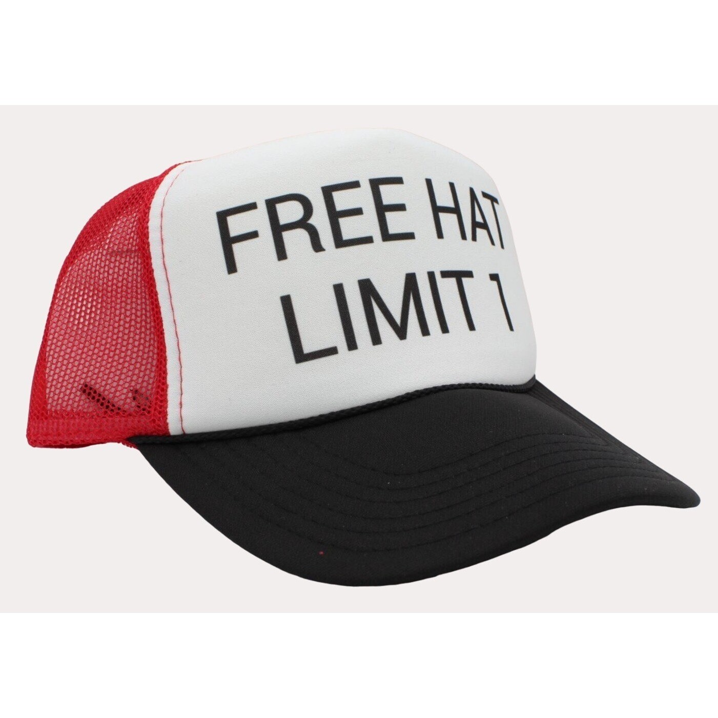 Free Hat Limit 1 Trucker Hat Vintage Mesh Hat snapback hat adjustable ...