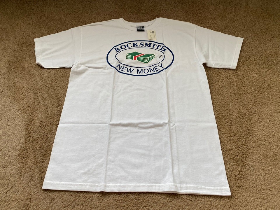 ROCKSMITH NEW MONEY WHITE SHIRT TEE TSHIRT M MEDIUM | eBay