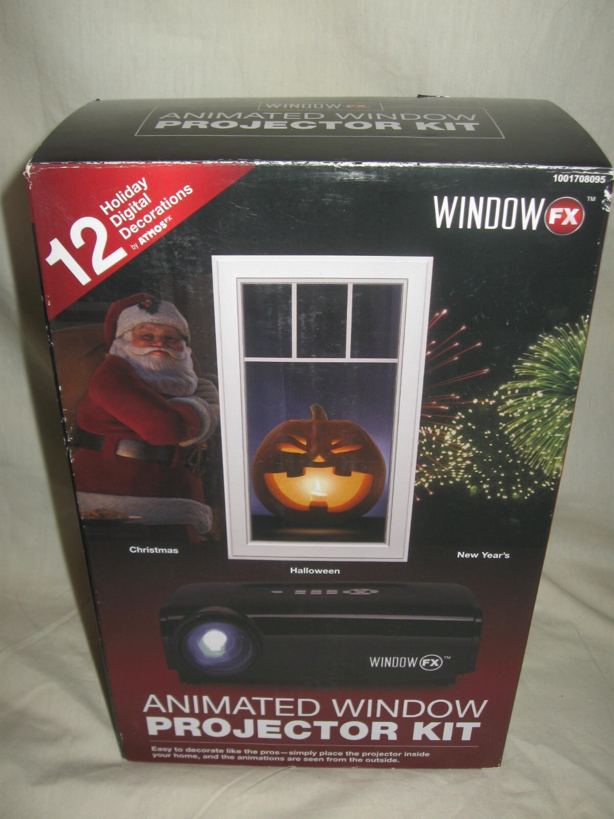 NEW Window FX Animated Window Holiday Projector Kit Christmas New Year ...