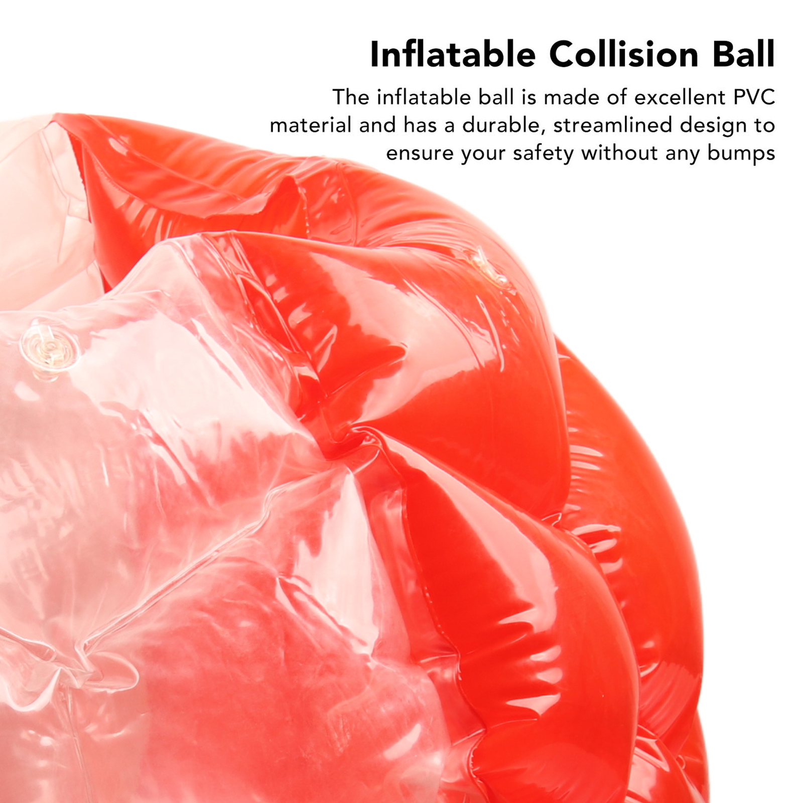 90x80cm Human Collision Ball Durable PVC Good Buffering Body Red ...