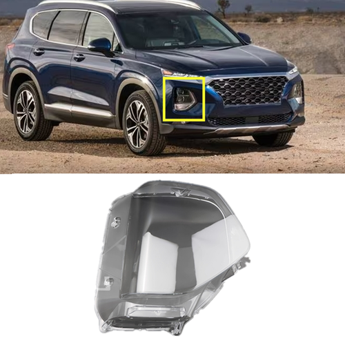 For Hyundai Santa Fe 19-2020 Right Side Headlight Headlamp Clear Lens ...