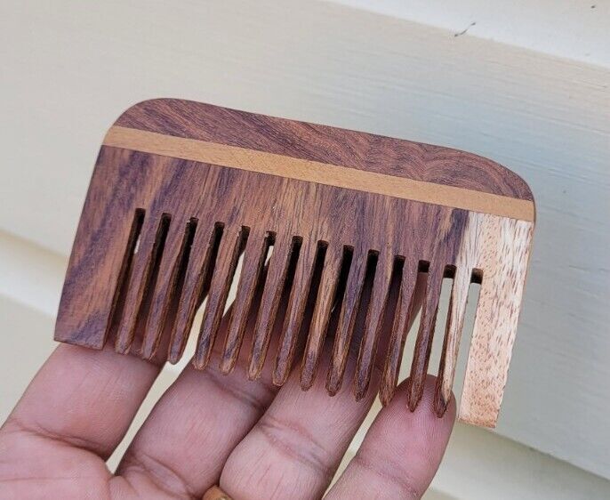 Sikh Comb Wooden Kanga Singh Kaur Kakar Khalsa 1 of 5 Ks Sheesham wood ...
