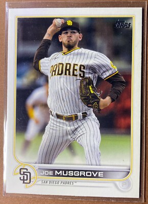 JOE MUSGROVE 2022 Topps Baseball Series 1 Base Card #266 San Diego ...
