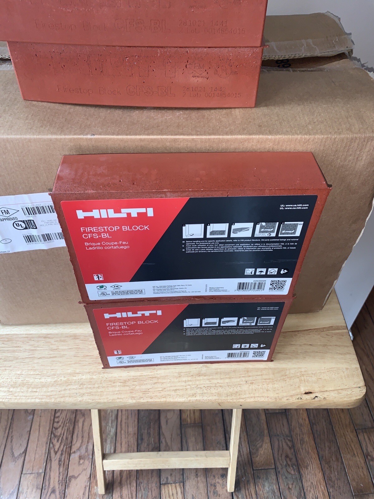 Hilti (20 PC) CFS-BL Firestop Block 1 Sealed Box Brand New ...