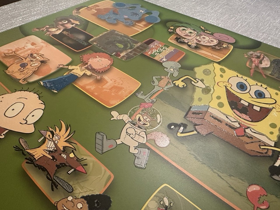 Vintage Nickelodeon 25th Anniversary Poster 20x30 Nicktoons Art, 2004 ...
