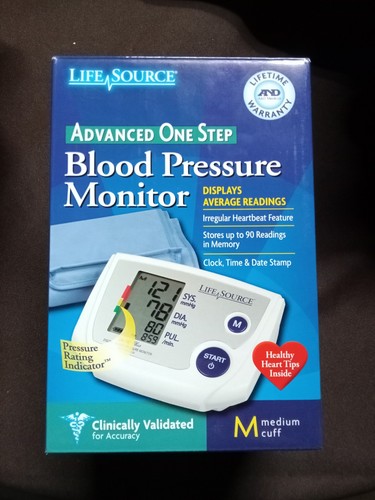 LifeSource Advanced One Step Blood Pressure Monitor UA-767PVLA Large ...