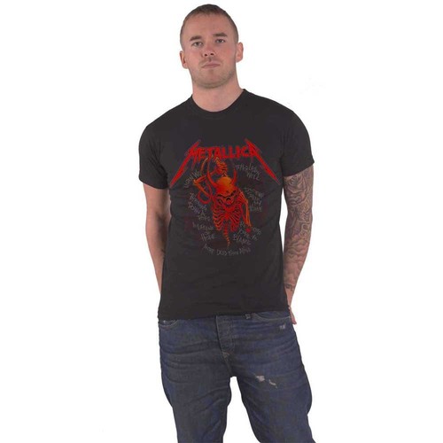 Metallica T Shirt Skull Screaming Red 72 Seasons new Official Unisex ...