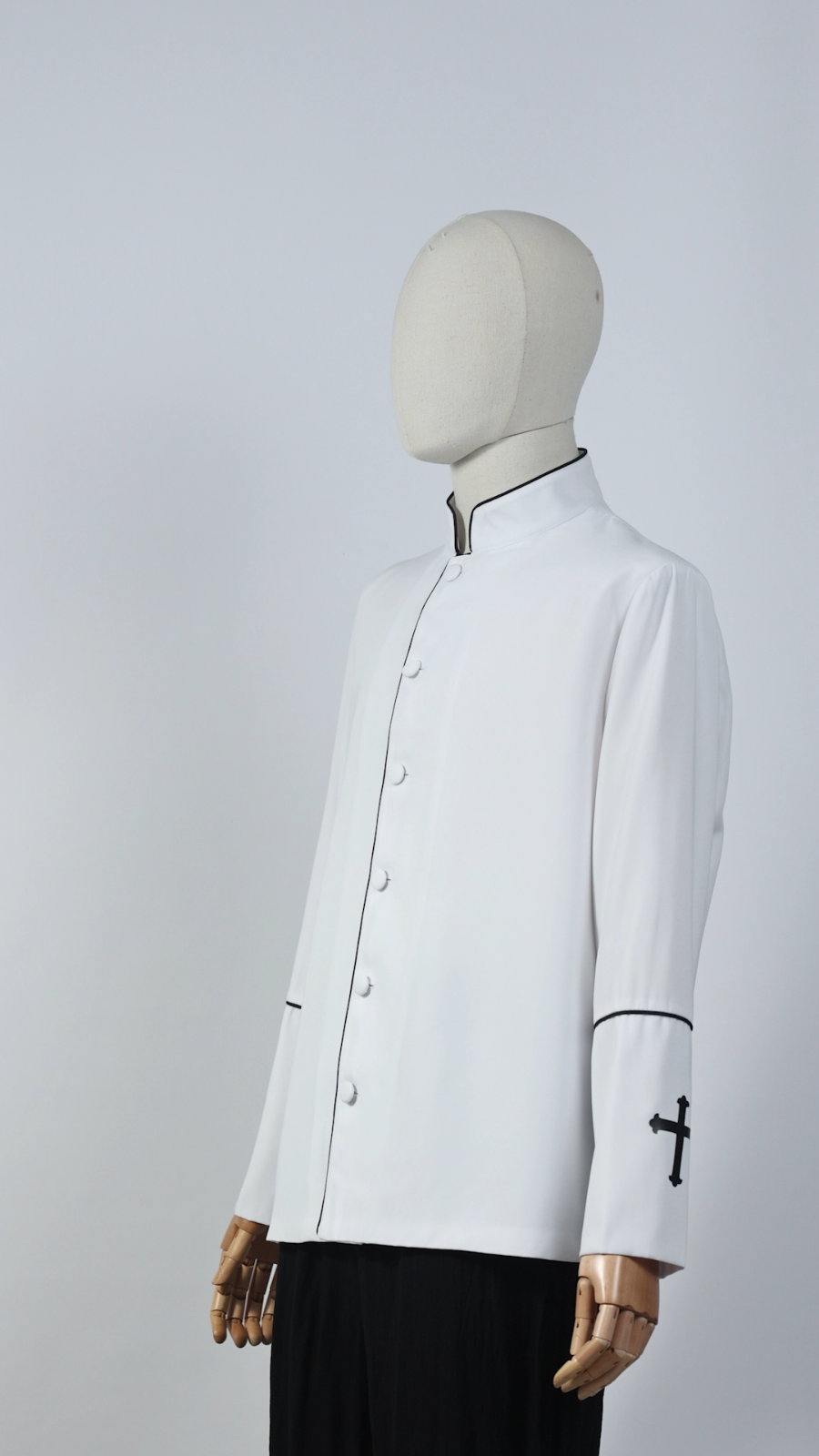 Men's Clergy Coat Mens Priest Jacket Pastor Preacher Minister Clerical ...