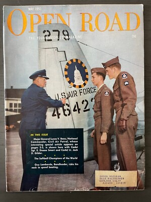 OPEN ROAD Magazine May 1951 Air Force E. Duane Smart Jack Gilder Lucas ...