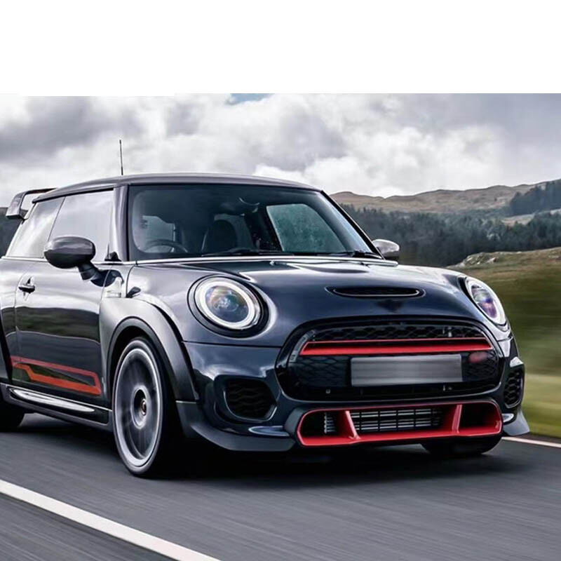 FOR 2014-2021 MINI COOPER F55 F56 F57 GP STYLE GLOSS BLACK RED TRIM ...