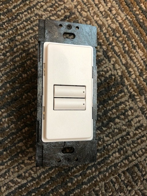 White Lutron Qsws2-2bi-wh SeeTouch Qsws2 See Touch 24v QS Two Button ...