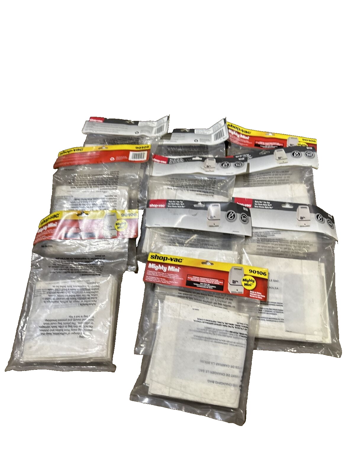 10 Packs Genuine Mighty-Mini Vacuum 3 Cleaner Bags & 1 Secondary Filter ...
