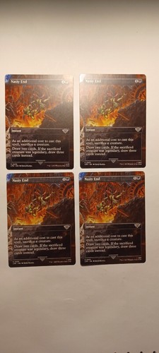 MTG Nasty End X 4 - *Alternative Art* Common, NM/M | eBay