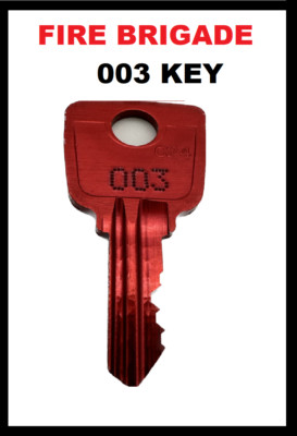 Fire Brigade Key 003 Essential Services MFB Emergency Services Keys ...