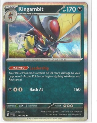 Kingambit 134/198 Holo Pokemon Scarlet & Violet Base Card | eBay