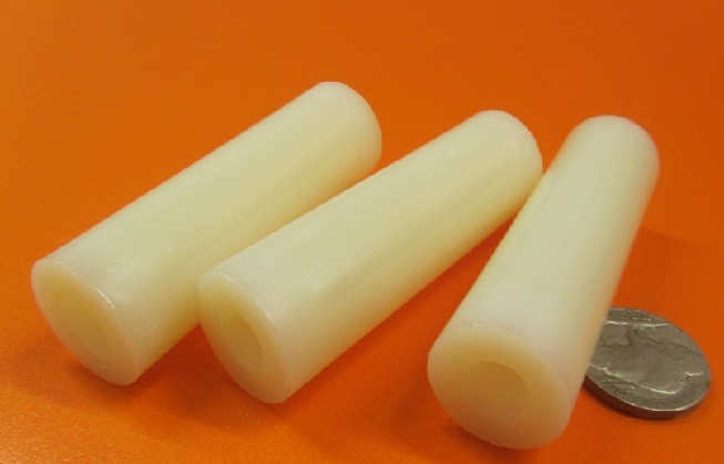 Nylon 66 Spacer, Natural, NO.5/16" Screw, 3/4" OD x .315" ID x 2 1/2 ...