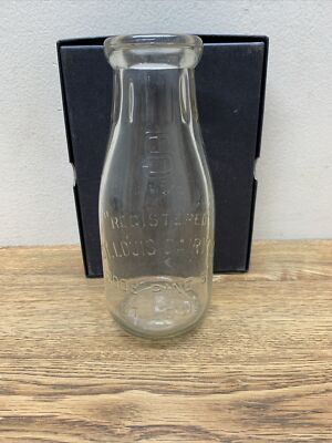 EMBOSSED S PINT ST. LOUIS DAIRY CO. MILK ST. LOUIS MISSOURI “registered ...