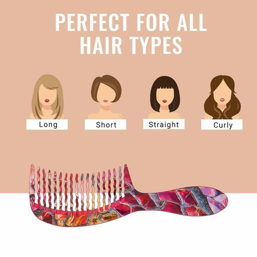 Wet Brush Original Detangling Comb Hair Detangler Wave Tooth Design ...