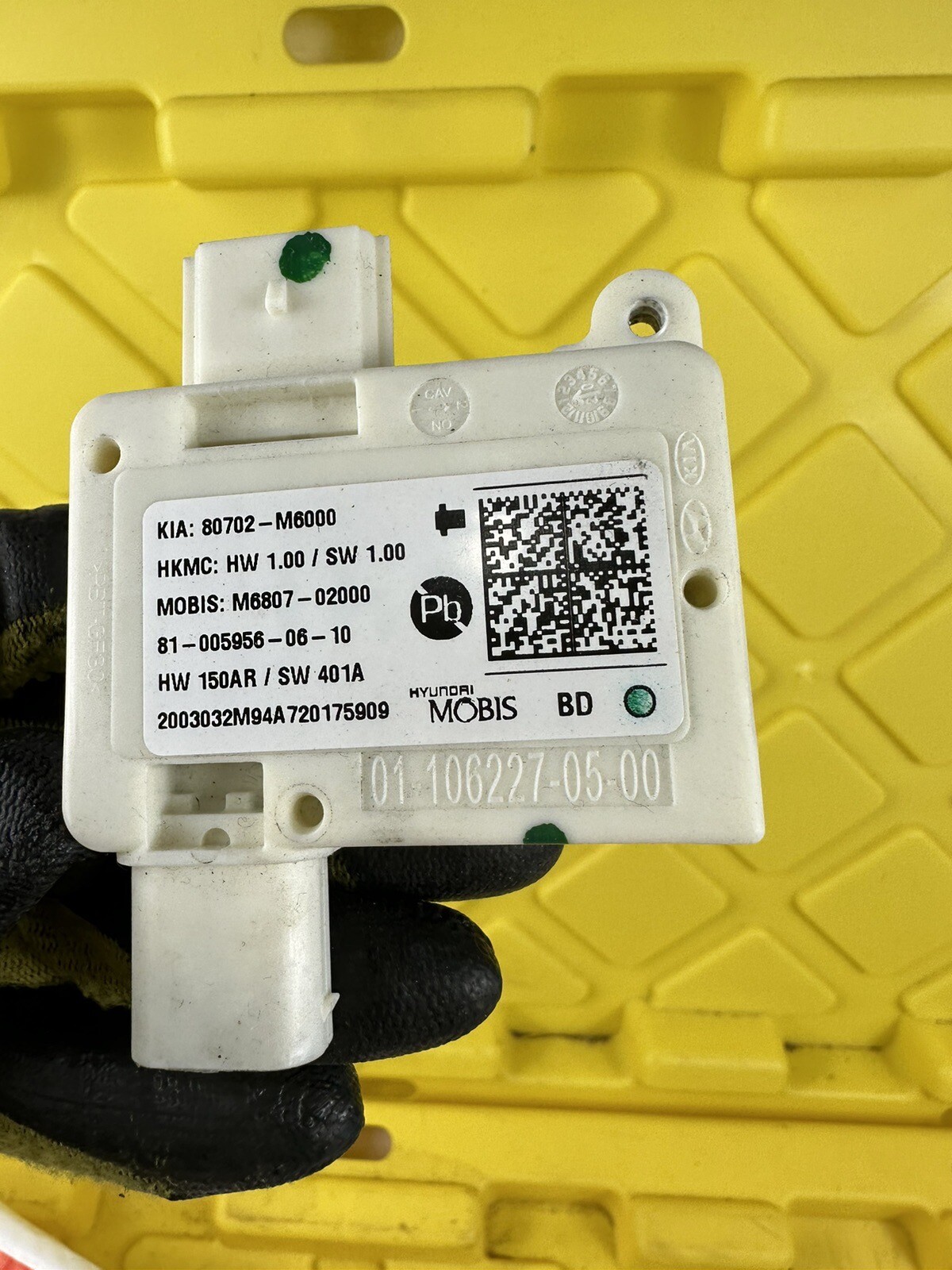 2019-2021 KIA FORTE RIGHT FRONT OCCUPANCY DETECTION MODULE 80702M6000 ...