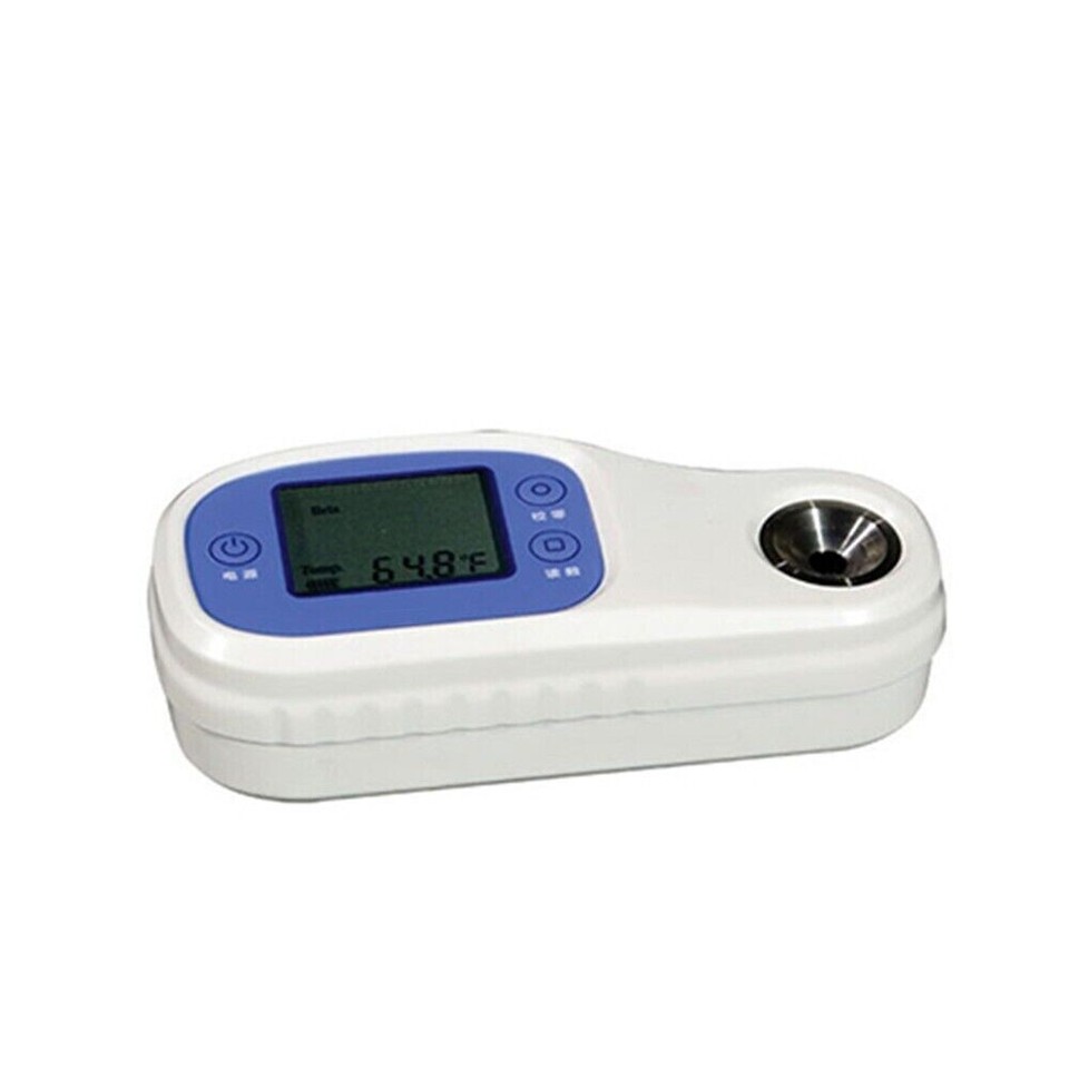 Digital Refractometer Brix Tester Meter With Automatic Temperature ...