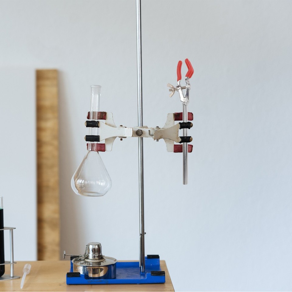 retort stand and clamp Test Tube Tongs Laboratory Stand Clip Science ...