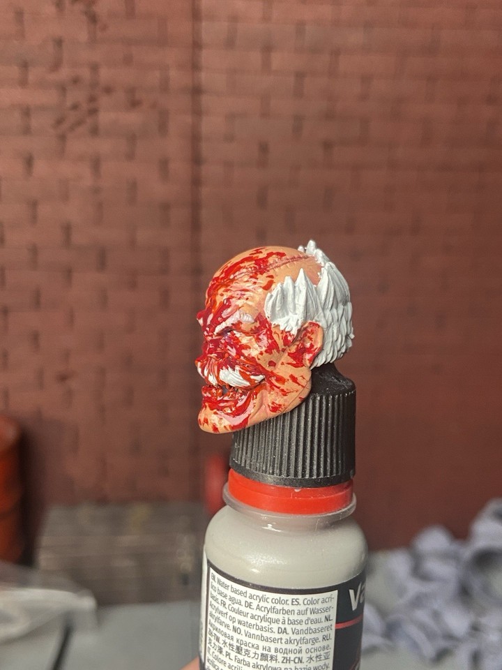 Conquest Damaged Head Custom Invincible 1/12 Scale Painted ML Mafex MCF ...