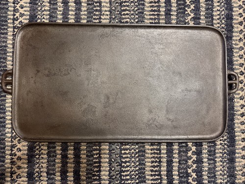 Vintage Lodge #11 Cast Iron Griddle Rectangle 14” x 25” - BEAST | eBay
