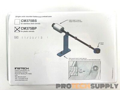 NEW Instech CM375MP Single-Axis Counter-Balanced Swivel Arm with ...