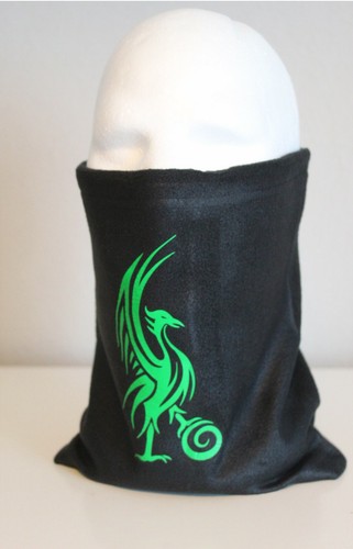 Liverpool Neck Warmer Green Snood Scarf Thermal Fleece Football Face ...