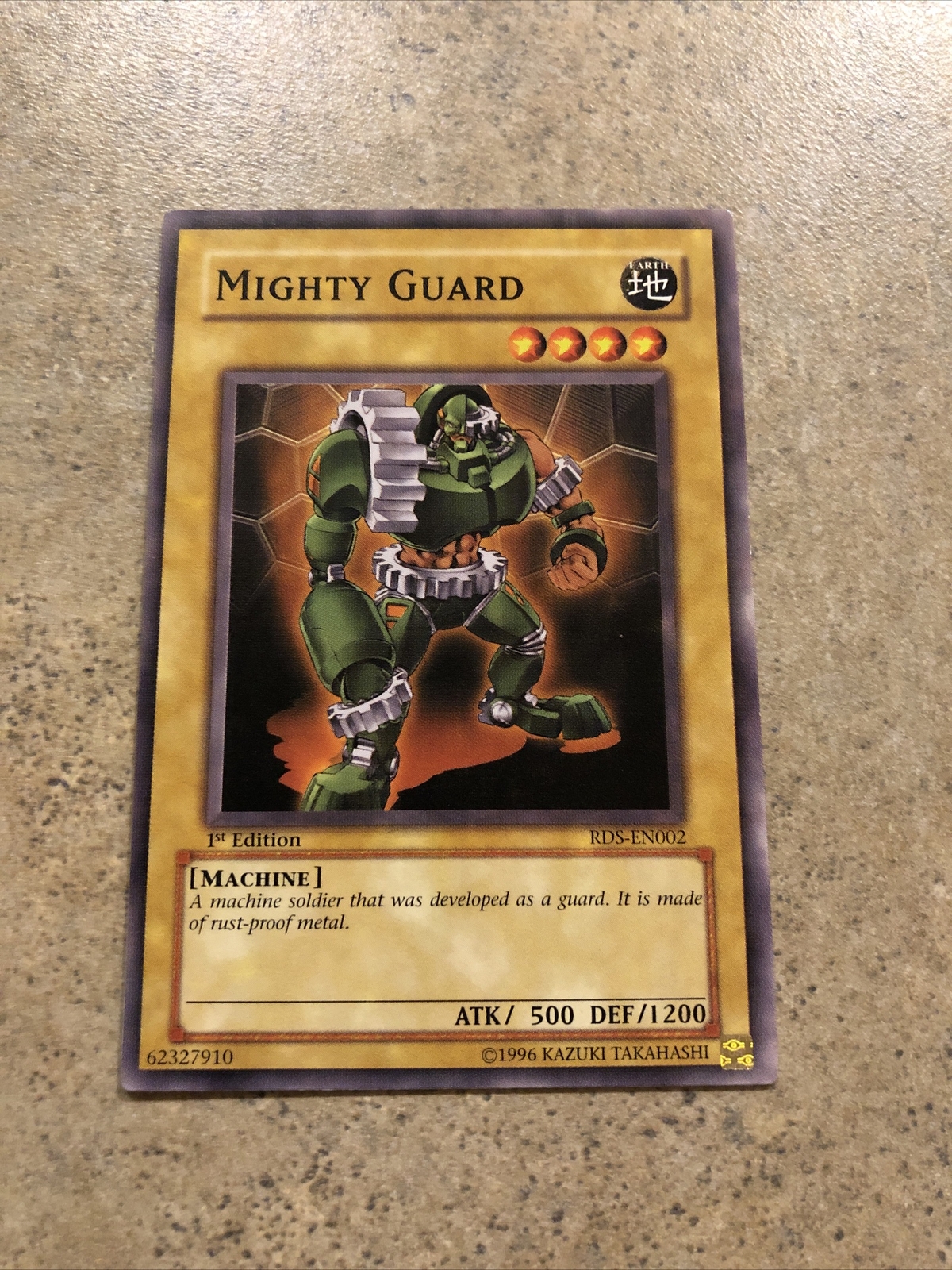 Mighty Guard RDS-EN002 Yu-Gi-Oh! Card Light Play 1st Edition | eBay