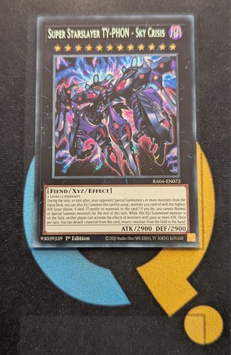 RA04-EN072 Super Starslayer TY-PHON - Sky Crisis Secret Rare 1st Ed ...