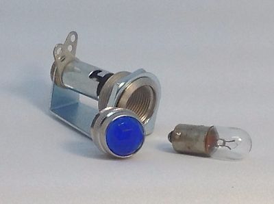 Tube Amp Pilot Light Lamp Assembly with Blue Jewel + Number 47 Bulb ...