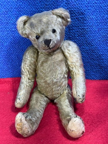 Antique 1920s Jointed Plush 13" Teddy Bear | eBay