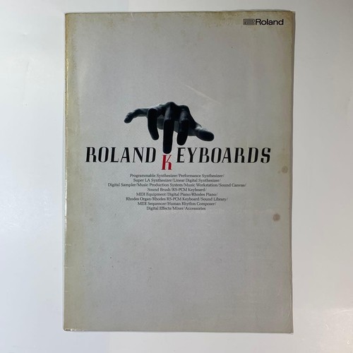 Roland 1991 Keyboard Catalog Vintage JD-800 Rhodes D-70 Rare Japan Ship ...