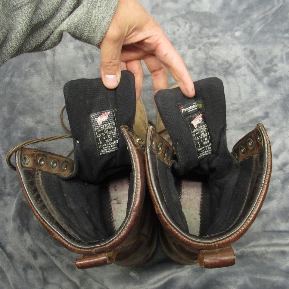 Red Wing Logger Max Boots Mens 9D Brown Leather Insulated Safety Toe ...