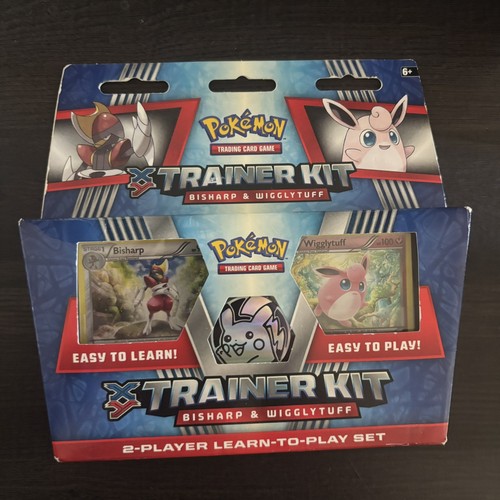 RARE Sealed 2014 Pokémon XY Trainer Kit Bisharp & Wigglytuff 2Player ...