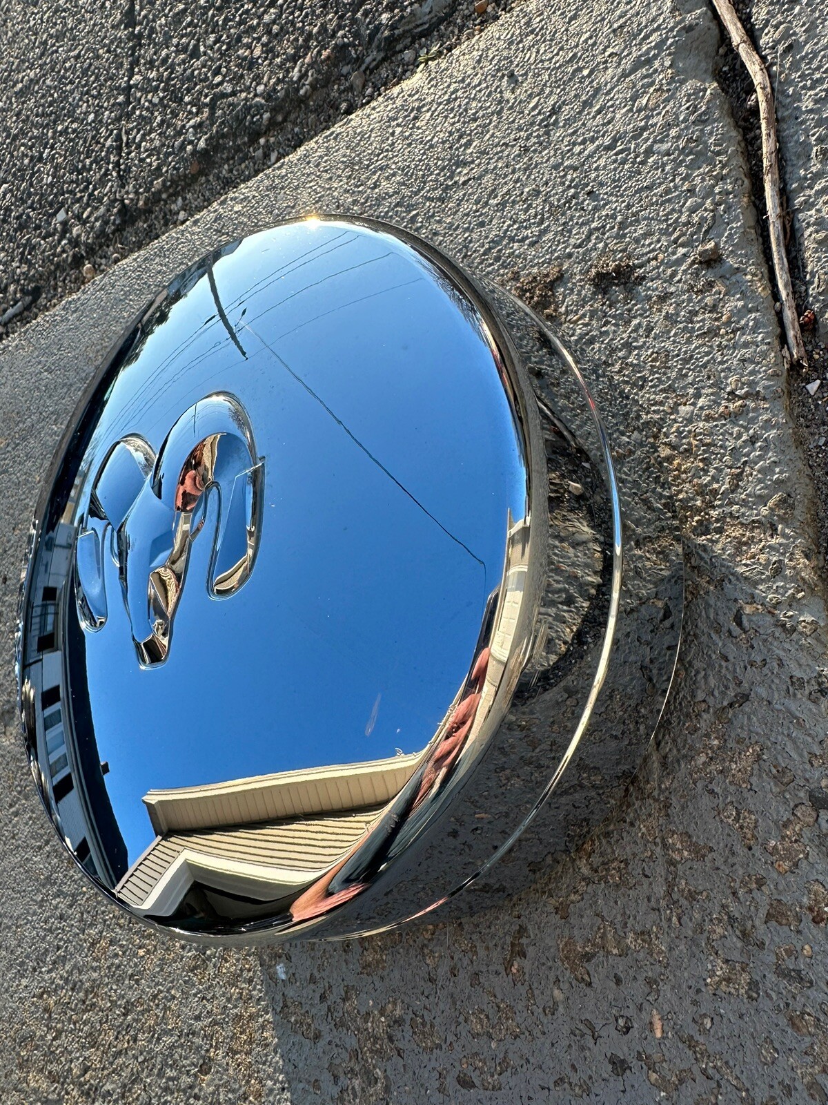 03-18 Dodge Ram 2500 3500 Dually Rear Chrome Wheel Hubcap Center Cap ...