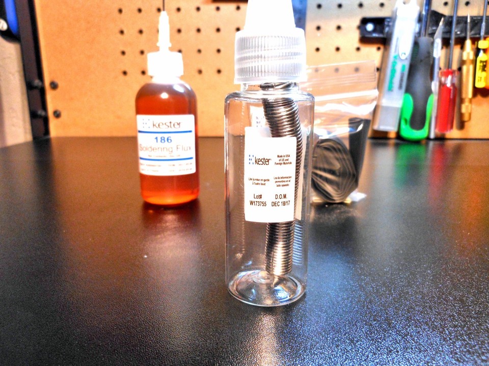 Kester #44 Rosin Solder & Kester 186 RMA Flux, Heat Shrink 3mm,6mm,1 ...