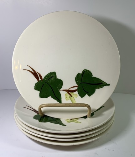 5 Blue Ridge Pottery Baltic Ivy Southern Potteries Salad Plates 7 1/8 ...