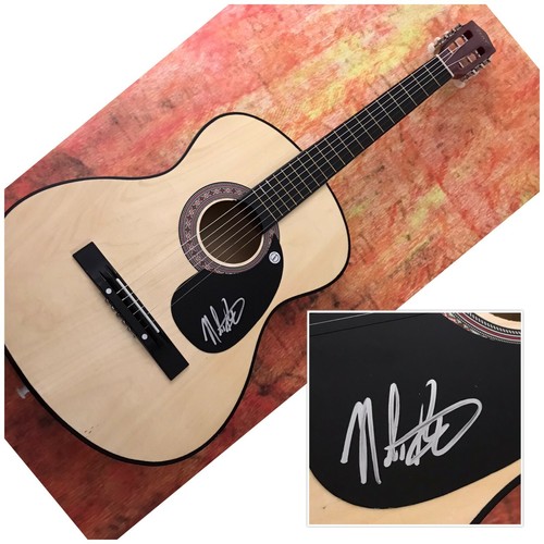 GFA Red Band Society Star NOLAN SOTILLO Signed Acoustic Guitar N3 COA ...