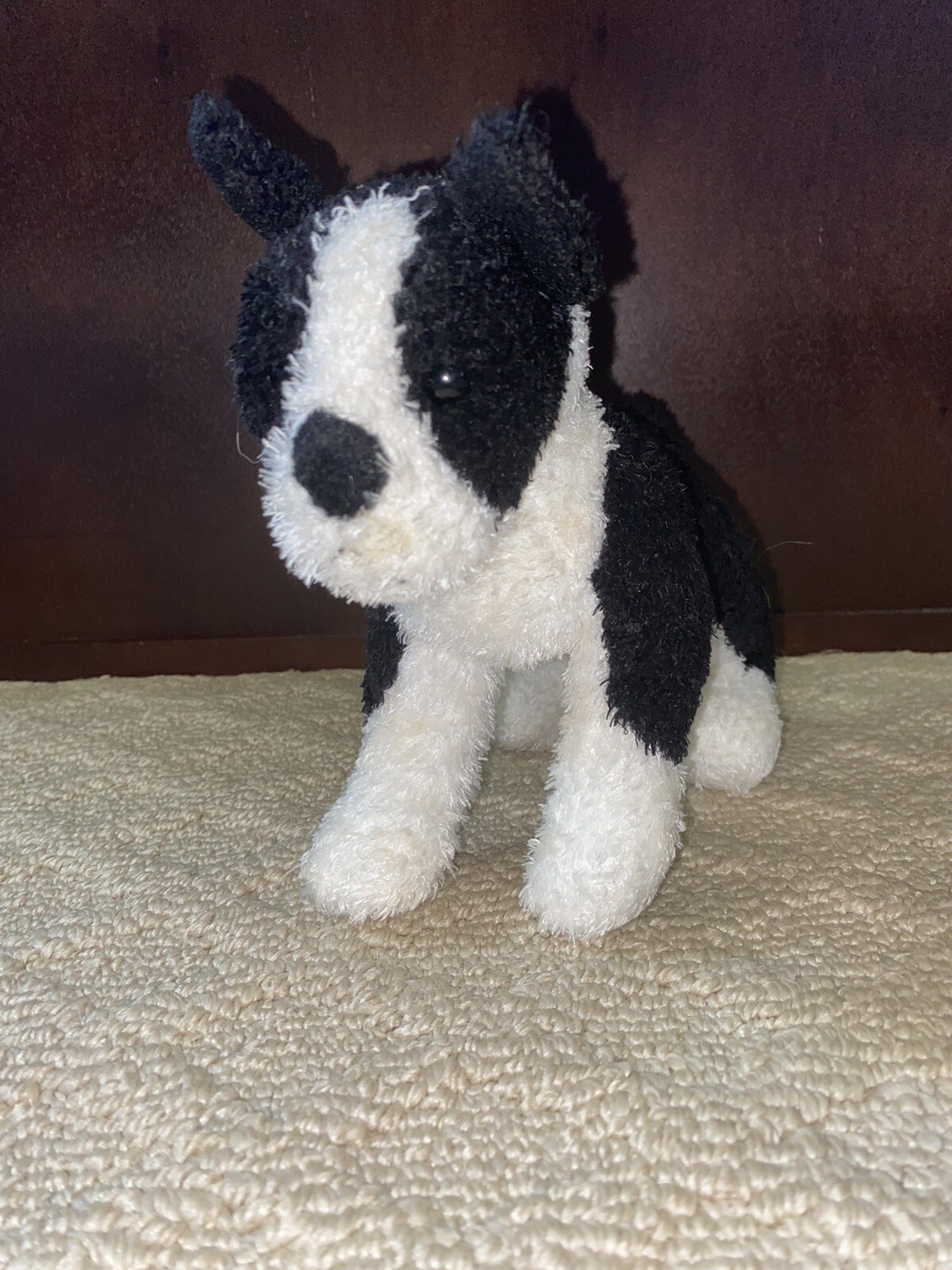 DOUGLAS CUDDLE TOY PLUSH DOG BOSTON TERRIER STUFFED ANIMAL BLACK WHITE ...