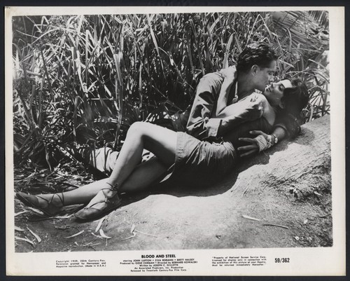 BRETT HALSEY ZIVA RODANN in Blood And Steel '59 SEXY LEGS ROMANTIC | eBay