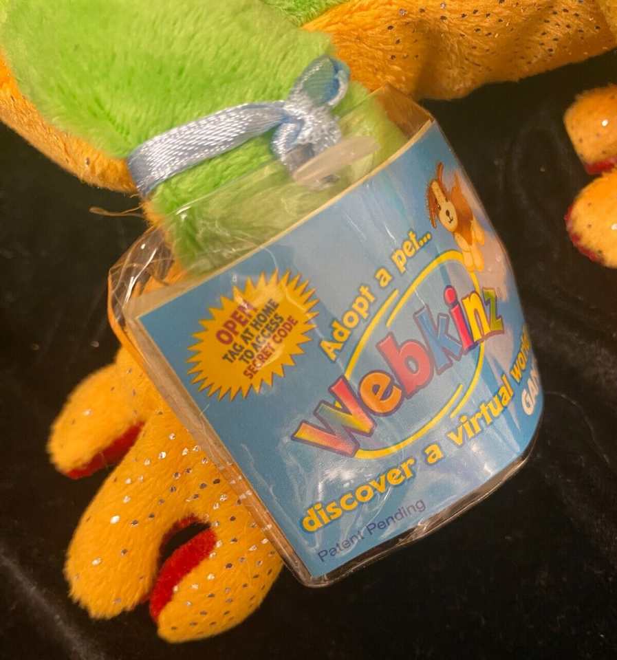 WEBKINZ PLUSH GREEN TREE FROG WITH CODE | eBay