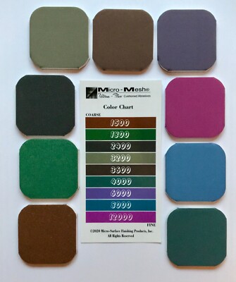 Micro-Mesh Assorted Soft Touch Polishing Pads 9 Pack | eBay