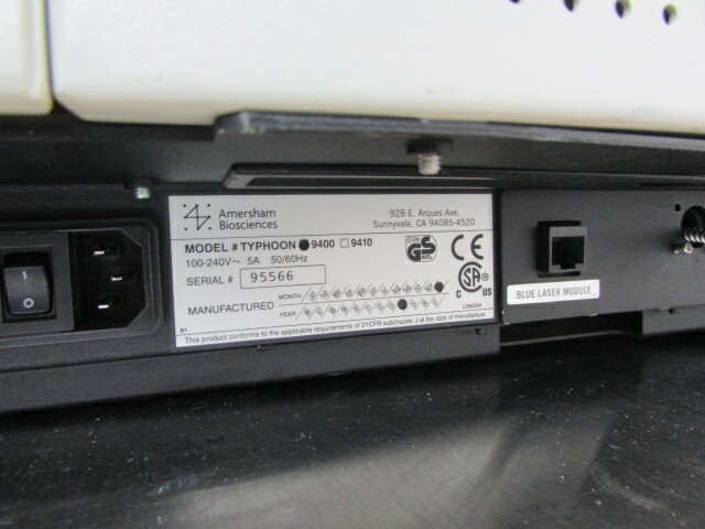 GE Amersham Typhoon 9400 Mode Imager With Blue Laser Module [8149-30 ...
