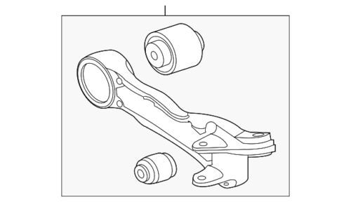 Passenger Right FR Rear Lower Control Arm RWD C2D35200 Fits 10-17 ...