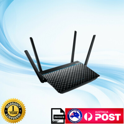 ASUS RT-ACRH13 Dual Band AC1300 Gigabit Wireless Router MU-MIMO Quad ...